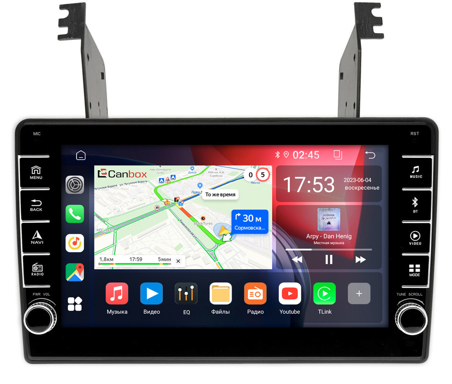 Штатная магнитола Lexus GS 2 1997-2004 (для авто без NAVI) Canbox BGT9-1278 2/32 Android 10 (IPS, DSP, CarPlay)