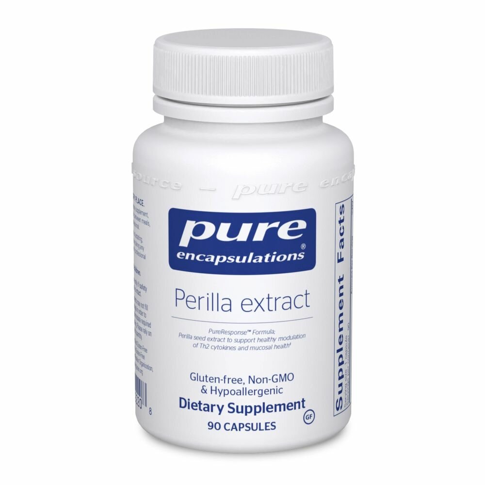 Pure Encapsulations, Экстракт периллы, Perilla extract, поддержка иммунной и дыхательной функции, 90 капсул