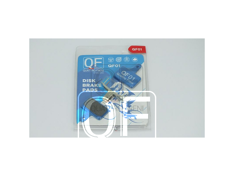 QUATTRO FRENI qf01 колодки тормозные дисковые велосипедные (органика) shimano br-t675 br-t615 br-m4050 br-m3050