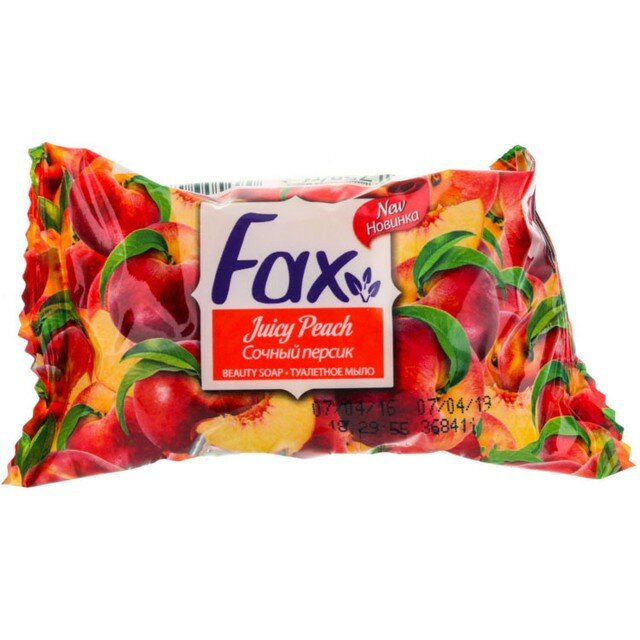 Туалетное мыло FAX HAPPY HOME сочный персик, 75г