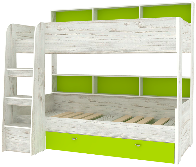 Двухъярусная кровать Golden kids 1 Винтерберг Лайм