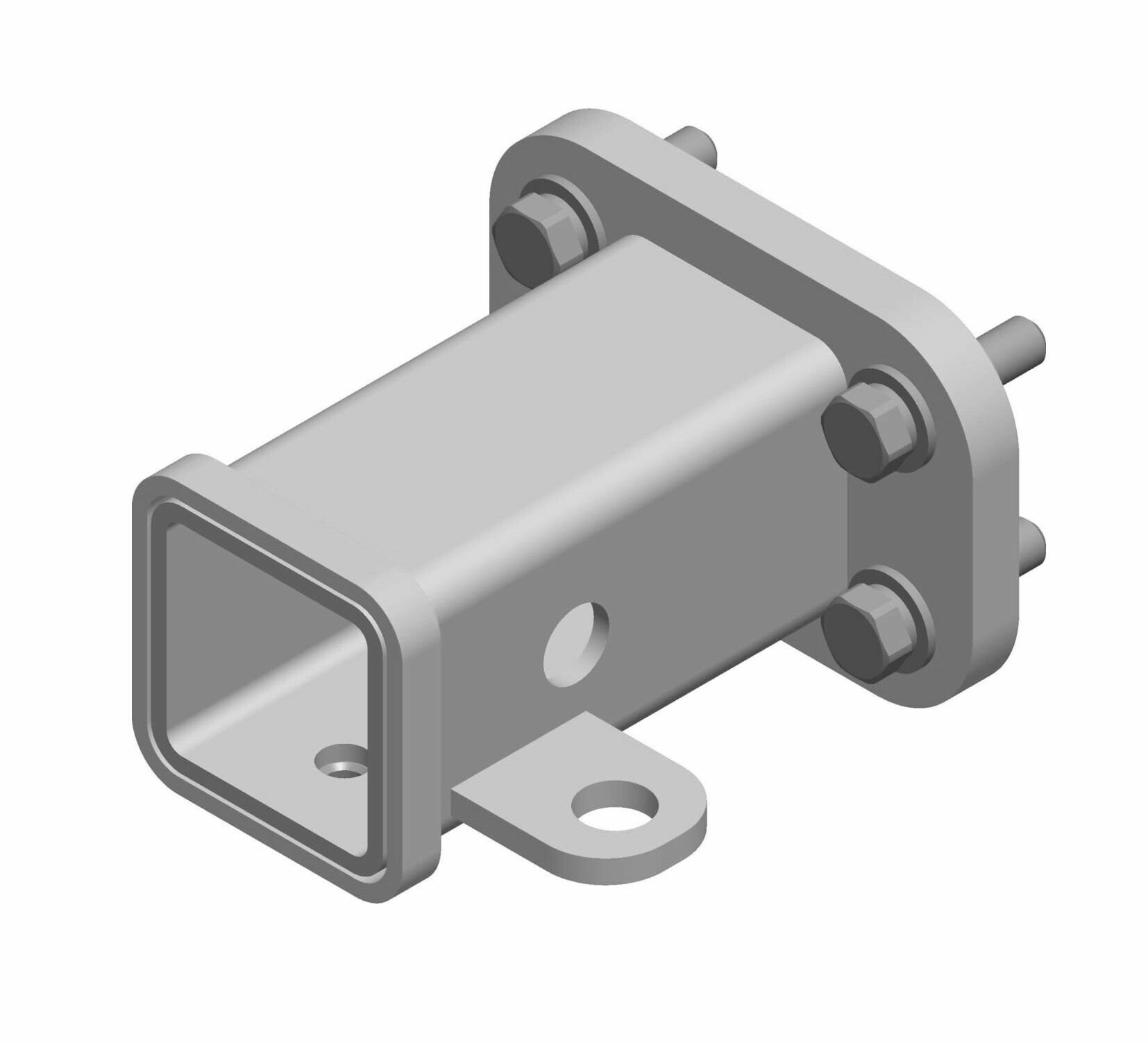 Адаптер фаркопа под квадратное отверстие US-2 (50х50) 4отв. (85х45)мм, под болт М10 Автос. Z2-13