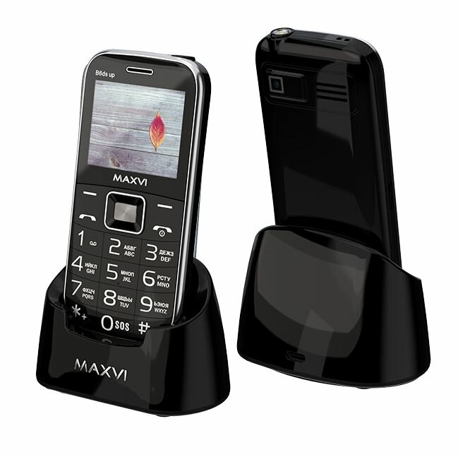 Сотовый телефон MAXVI B6ds up черный