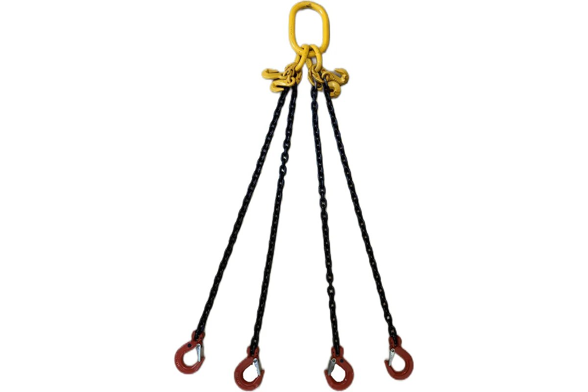КанТраст Строп цепной четырехветвевой 4СЦ 5,30/2000 с крюками укоротителями артикул 4STS5302000R