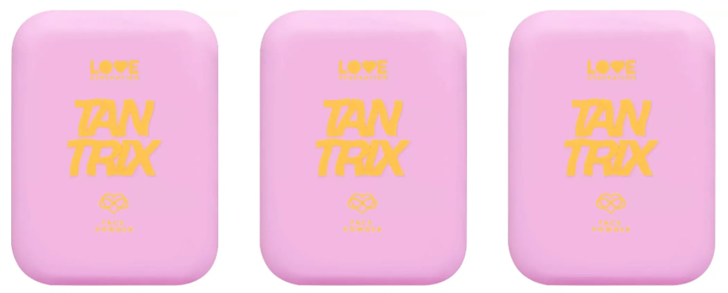 Пудра для лица Love Generation Tantrix, тон 01 светло-бежевый, 6,5 г 3 шт