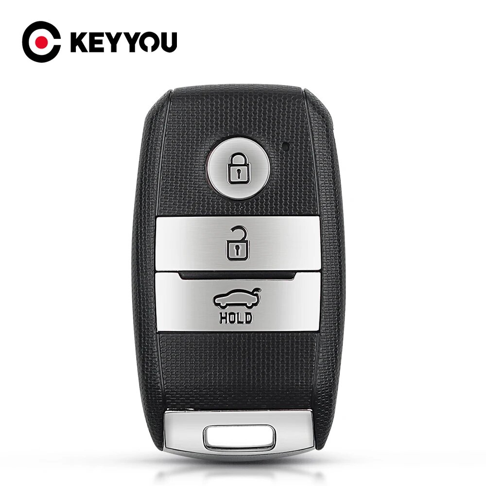 Чехол KEYYOU для смарт-ключа для Kia Sportage Ceed K3 K5 RIO сменный Корпус Ключа 3 кнопки Uncut HYN10R с правым лезвием автомобильные аксессуары