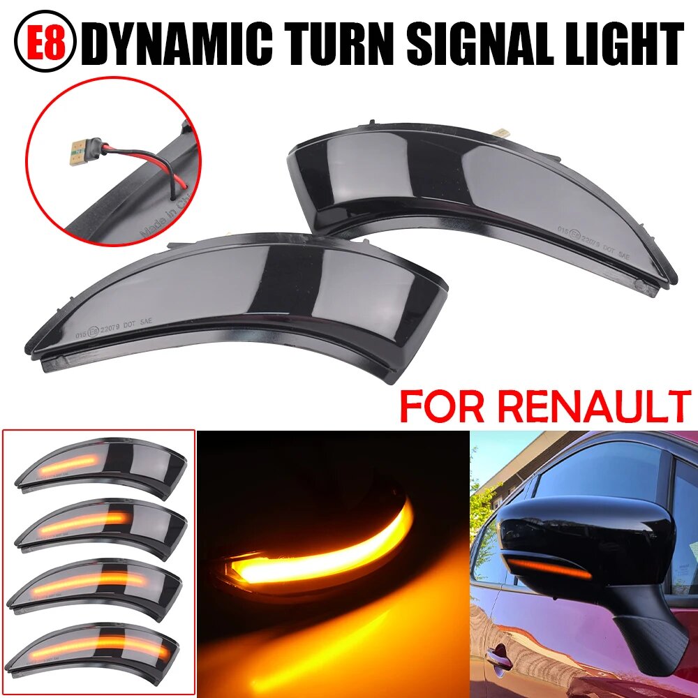 Для Renault KAPTUR CAPTUR J5 H5 2012-2016 Clio IV MK4 Lutecia Grandtour светодиодный Dynamic Yellow