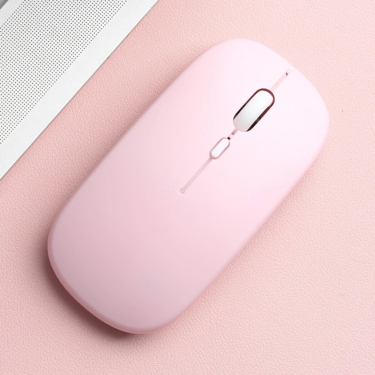 Портативная беспроводная мышь Bluetooth Розовый, Matte-Pink