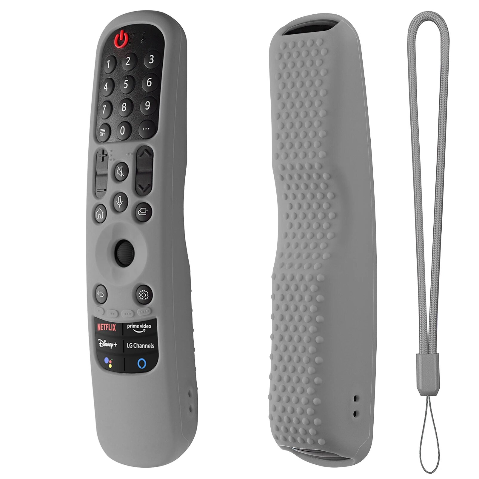 Чехол силиконовый для пульта LG Magic Remote Серый, Grey