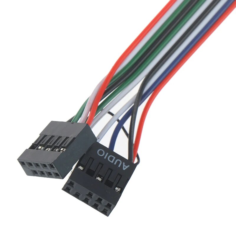 2 USB PC чехол для компьютера 6,8 см Передняя панель USB аудио порт микрофон наушники кабель