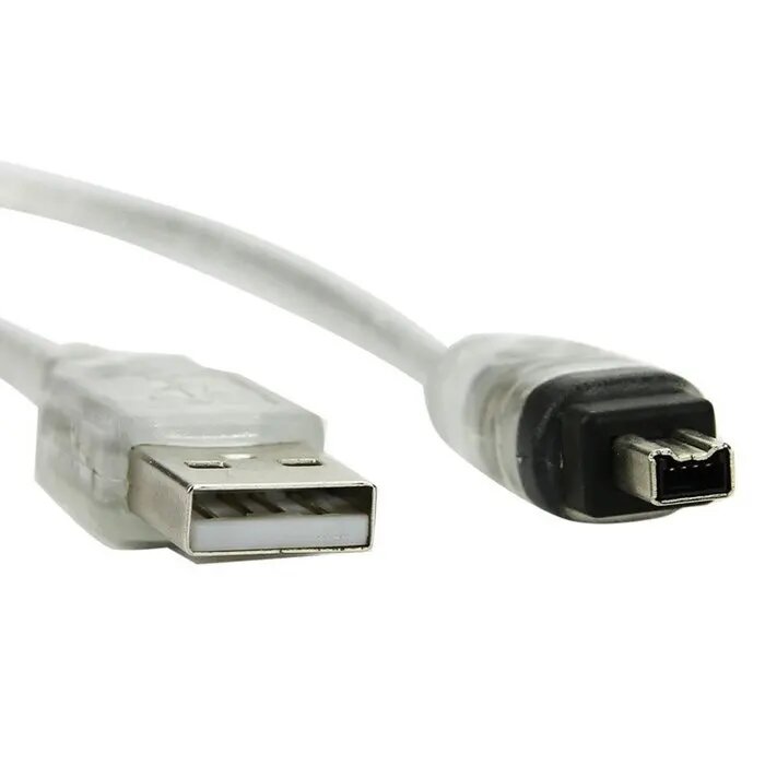 USB-папа к Firewire IEEE 1394 4-контактный штекерный адаптер iLink Кабель firewire 1394 для камеры SONY DCR-TRV75E DV кабель 100 см
