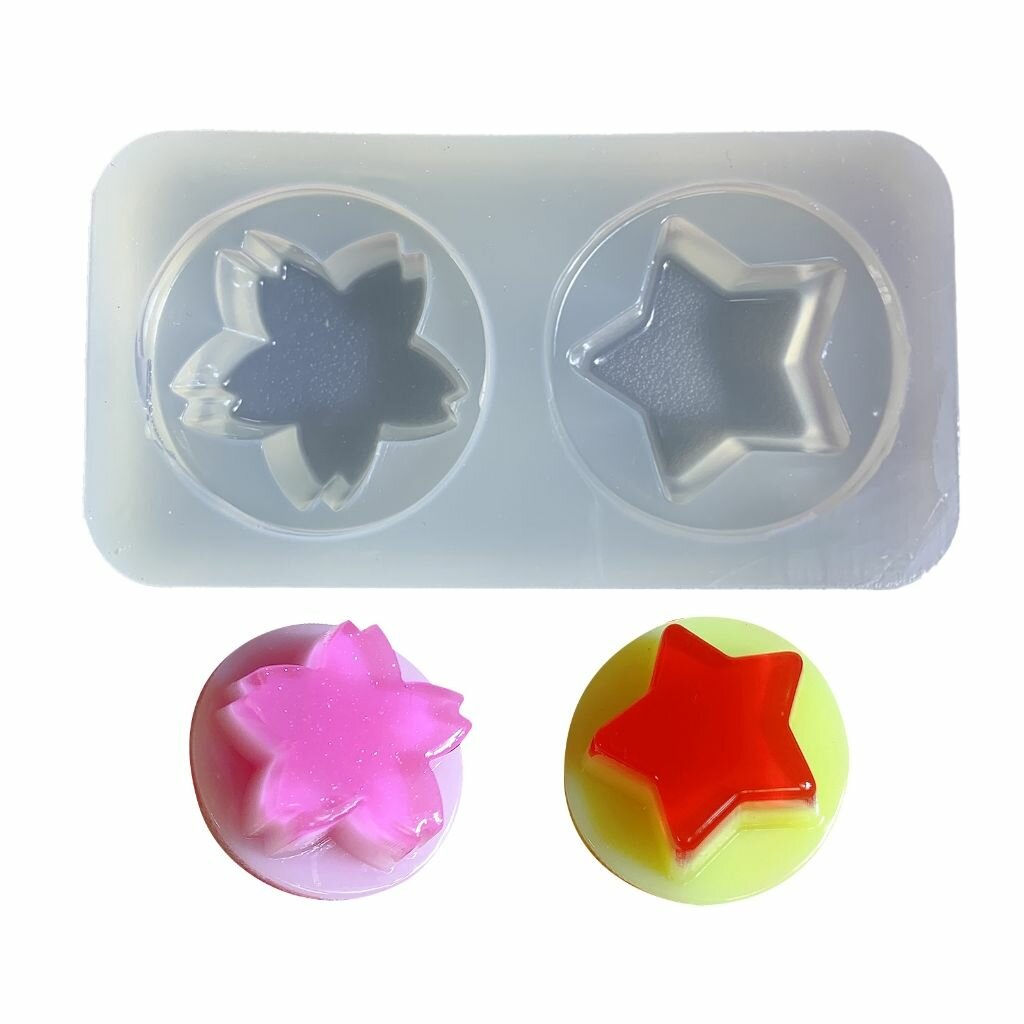 Силиконовая форма для отливки мыла и ювелирных изделий
