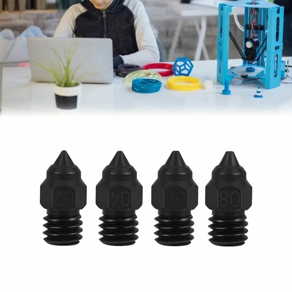 Закаленная сталь 0,2 0,4 0,6 0,8 насадка для 3D-принтера для Ender3 5Pro/ Ender3V2/CR6SE/CR10 насадки для печати 2 шт.