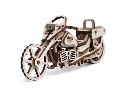 Конструктор 3D деревянный подвижный Lemmo Байк Майк