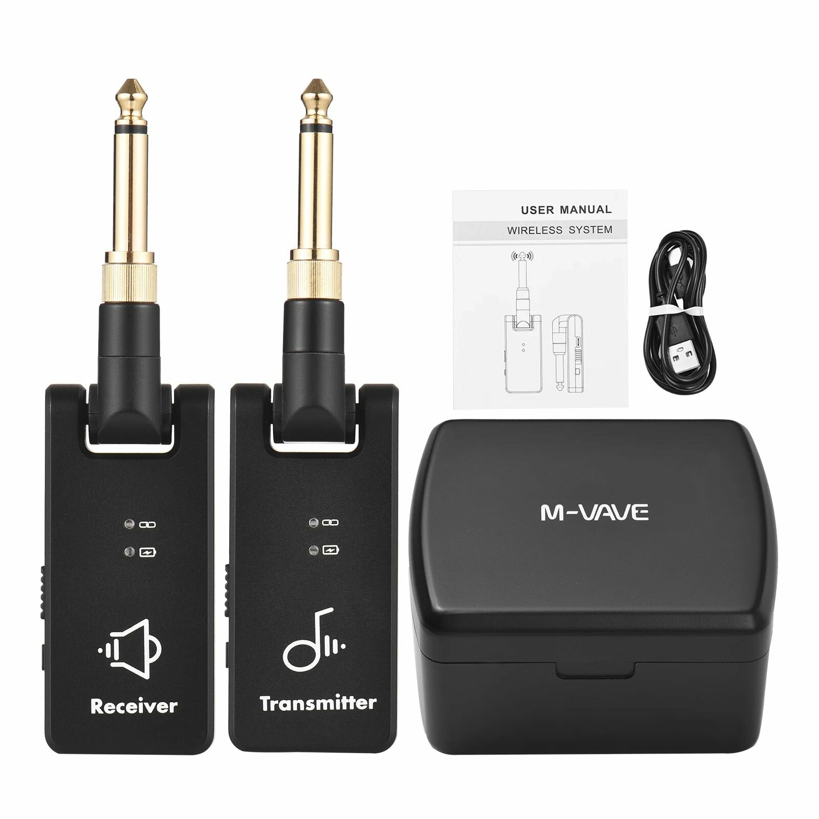 Беспроводная гитарная система 2.4G WP-8 guitar transmitter receiver