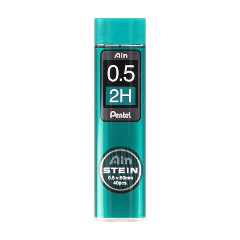 Сменные грифели Pentel 0,5 мм HB, 2H, 2B, B, 3B, 4B 2H