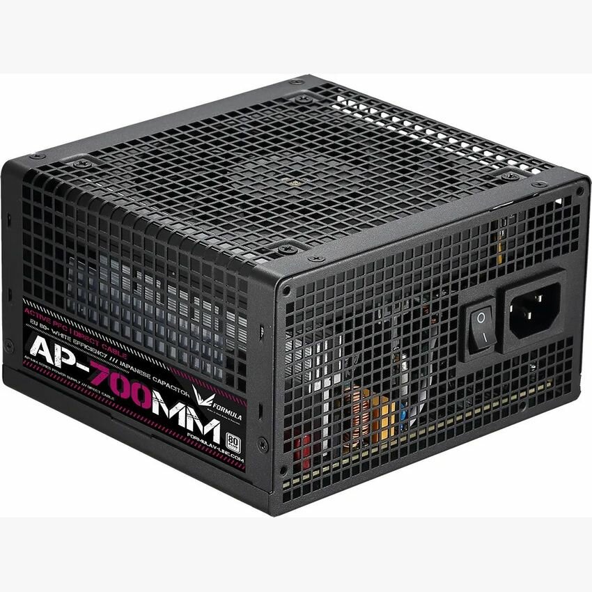 Блок питания Formula ATX 700W AP-700ММ 80 PLUS (20+4pin) APFC 120mm fan 6xSATA RTL