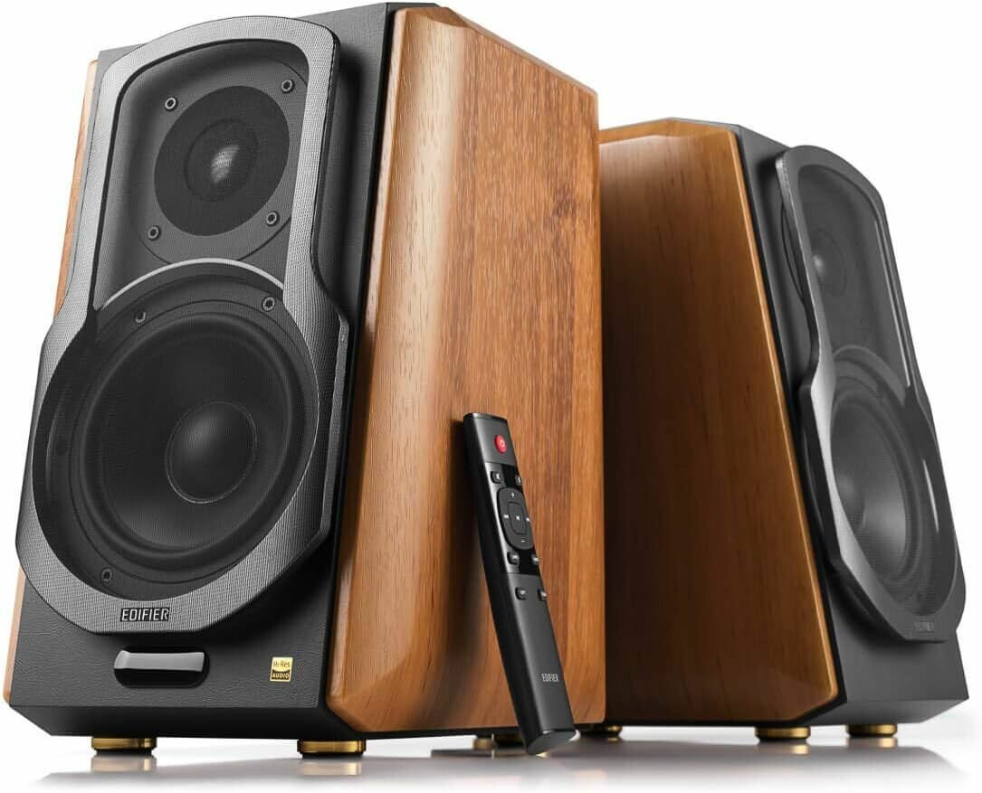 Колонки Edifier S1000MK II brown мощность 120 Вт, Bluetooth 5.0. коричневые