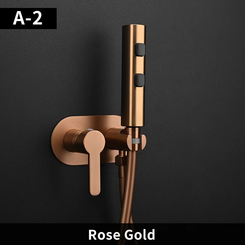 Латунный портативный кран-распылитель для биде Long Handle RG