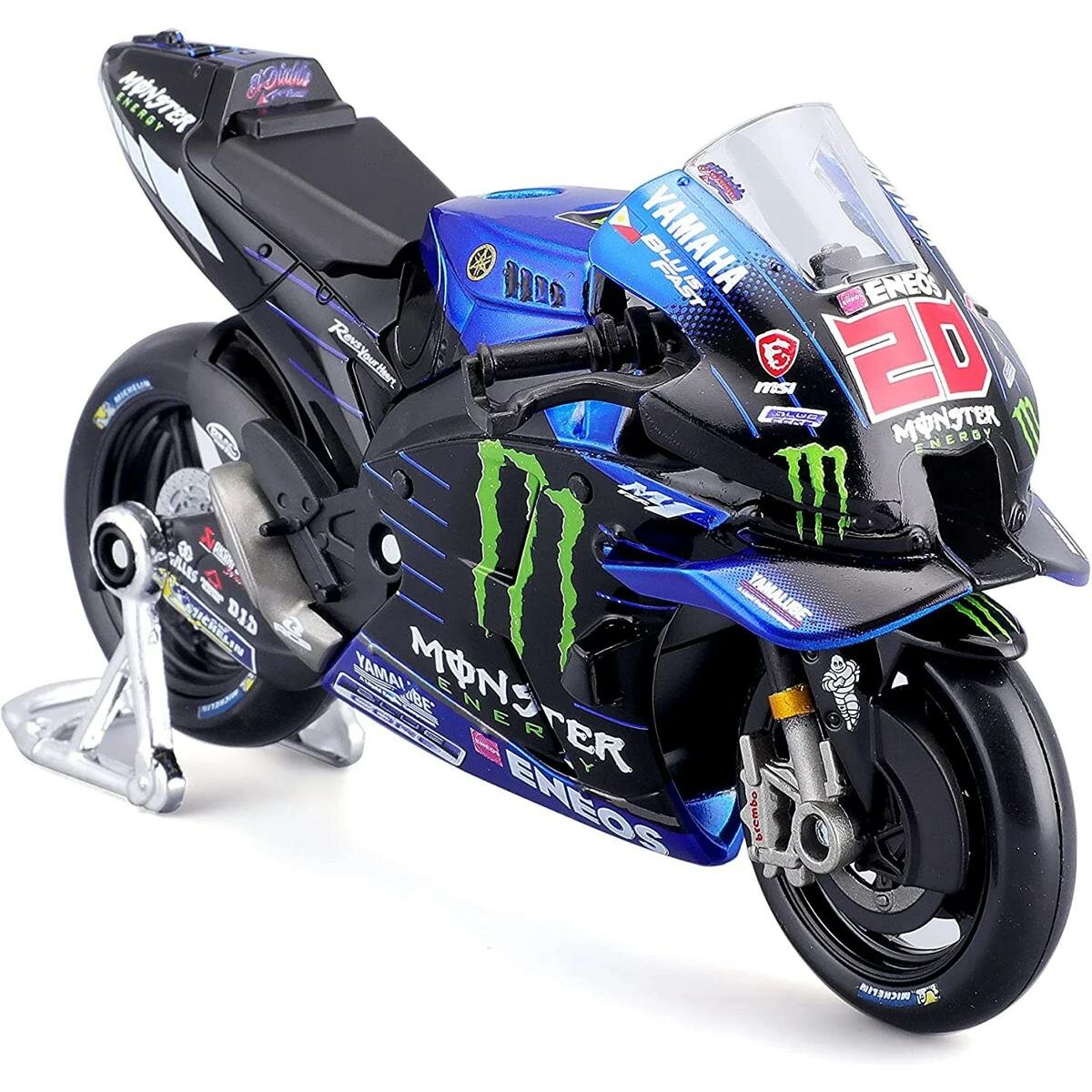 Maisto 1:18 2022 Yamaha YZR M1 Factory Racing Team 20# MOTO GP Модель мотоцикла