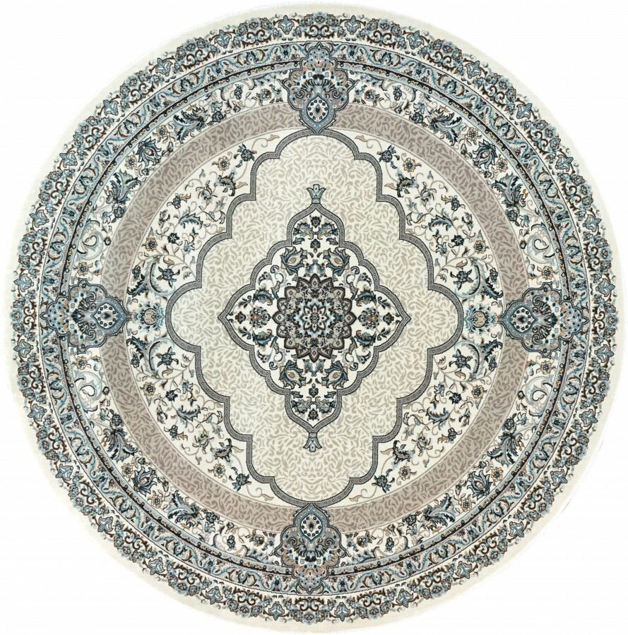 Ковер 2,40х2,40 Aqua 3638A cream beige rund