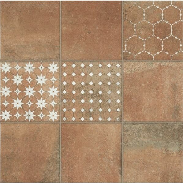 Керамогранит La Platera (Ла Платера) Kube quinta cotto-carrara 45x45 см