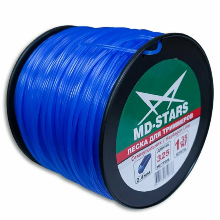 Леска для триммера HEPTAGON LINE (семиугольник) катушка 1,35кг 3.5мм х 152м