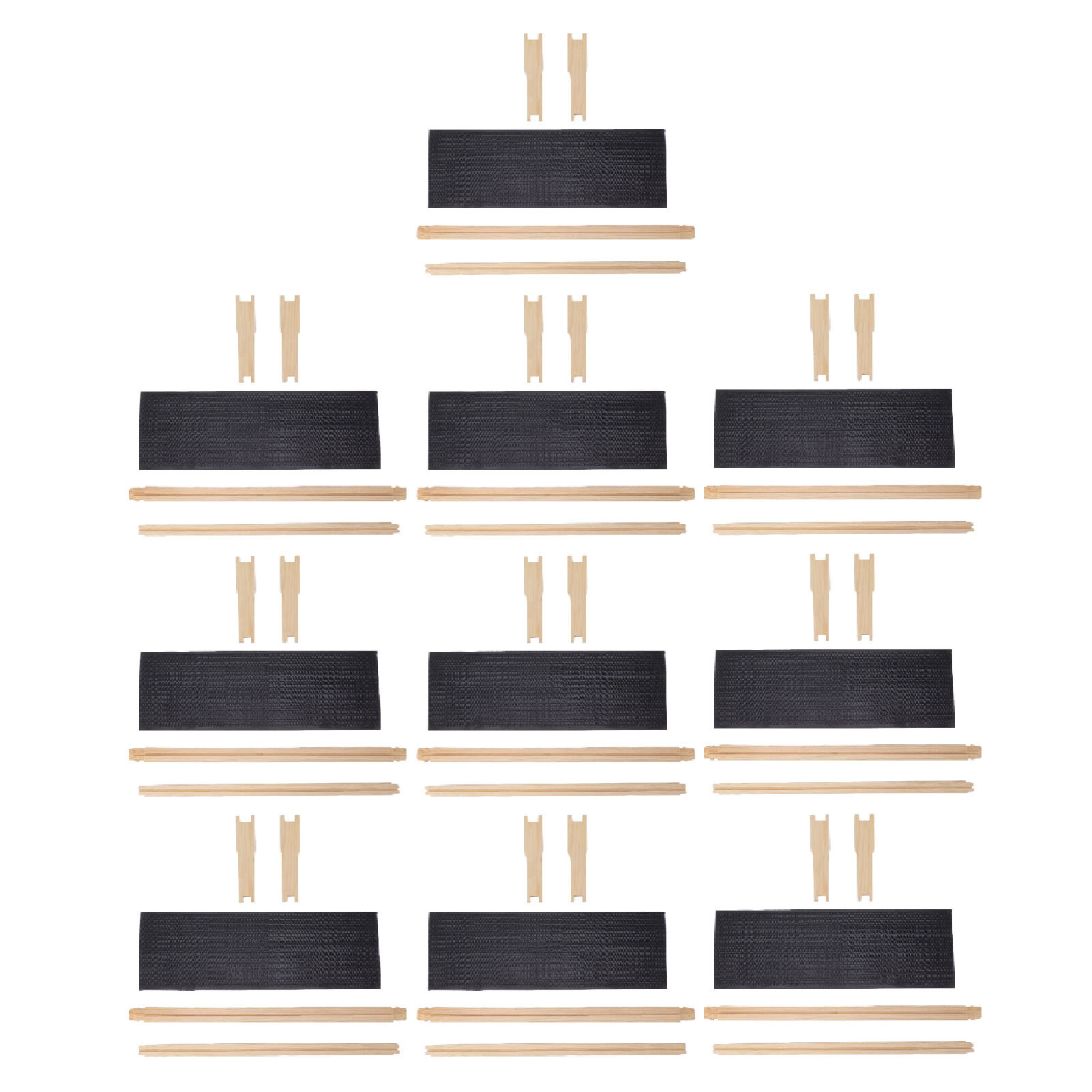 10 комплектов рамок для улья с вощиной