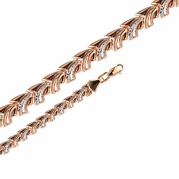 Браслет, красное золото, 585 проба