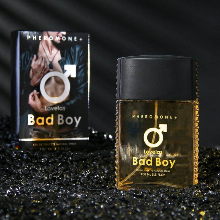 Туалетная вода Delta Parfum Lovelas Bad Boy, с феромонами, для мужчин, 100 мл