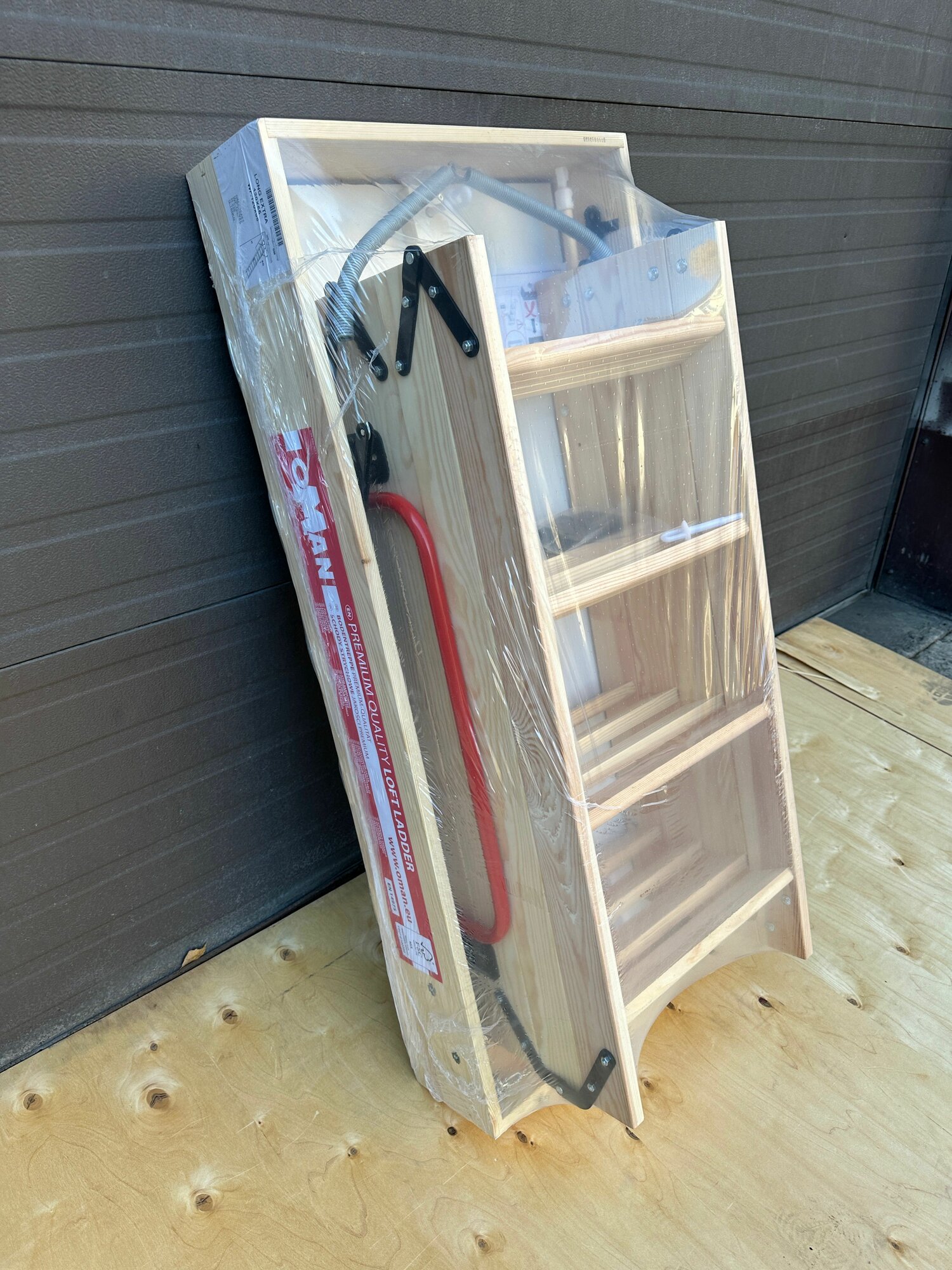 Лестница чердачная Oman EXTRA Long 55x120 высота 330см. увеличенное утепление 46мм (Польша оригинал!)