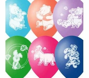 Воздушные шары Винни Пух пастель 10 шт