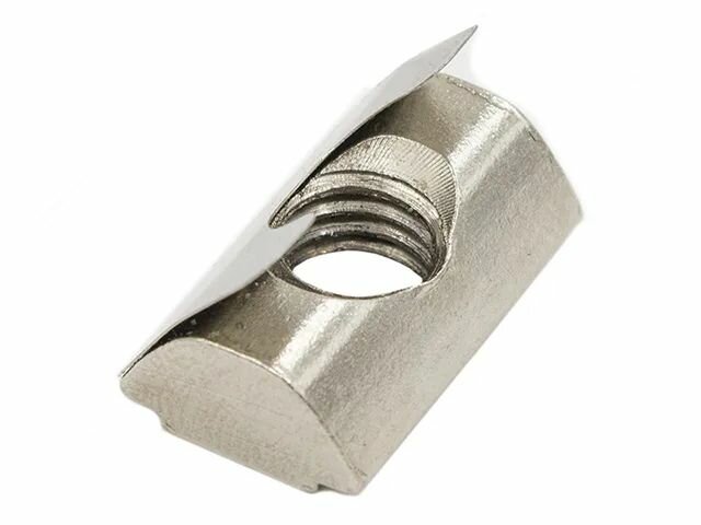 Т-Сухарь паз 8 с фиксатором / T-Block-М6-8-F / 10шт