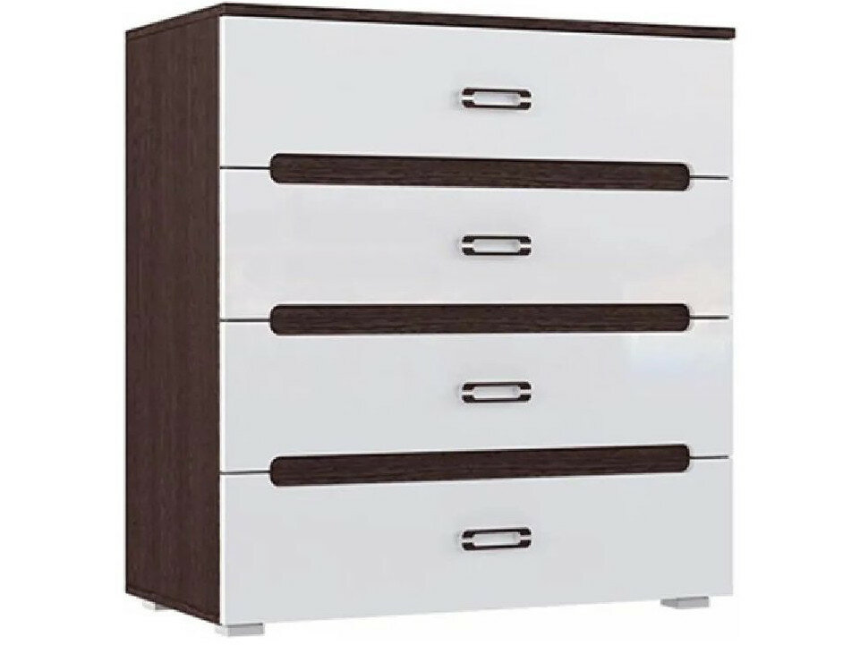 Ким Комод (Венге / Белый глянец)
