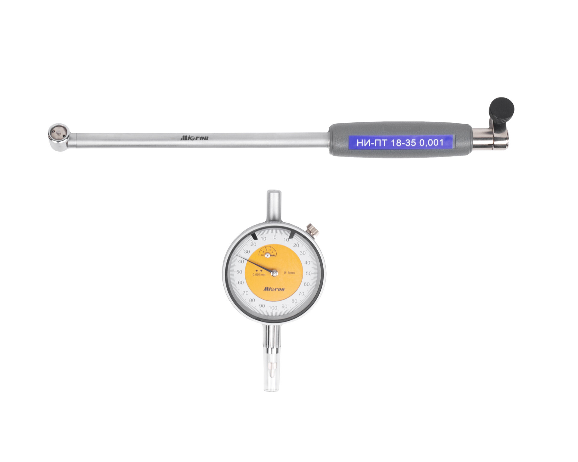 Нутромер индикаторный Micron НИ повышенной точности 18-35 0,001 (грси № 85174-22)