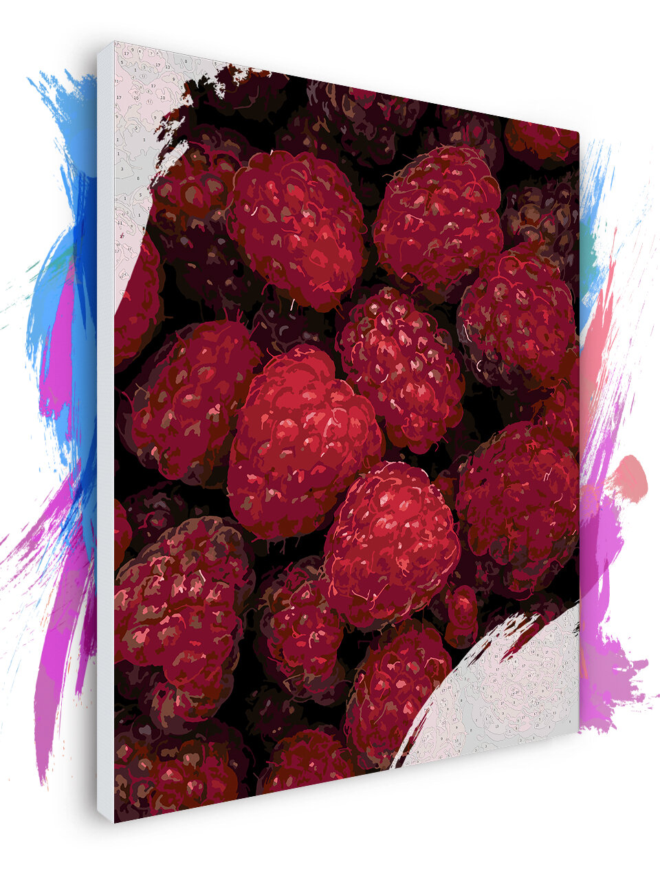 Картина по номерам на холсте Малина, 70 х 90 см