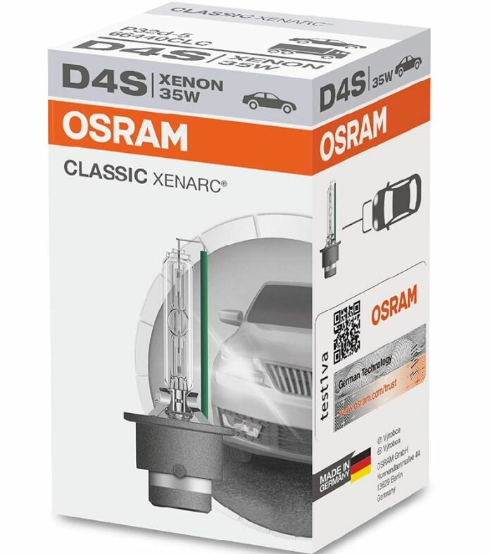 66440CLC Osram Лампа ксеноновая 4150К D4S OSRAM CLASSIC XENARC