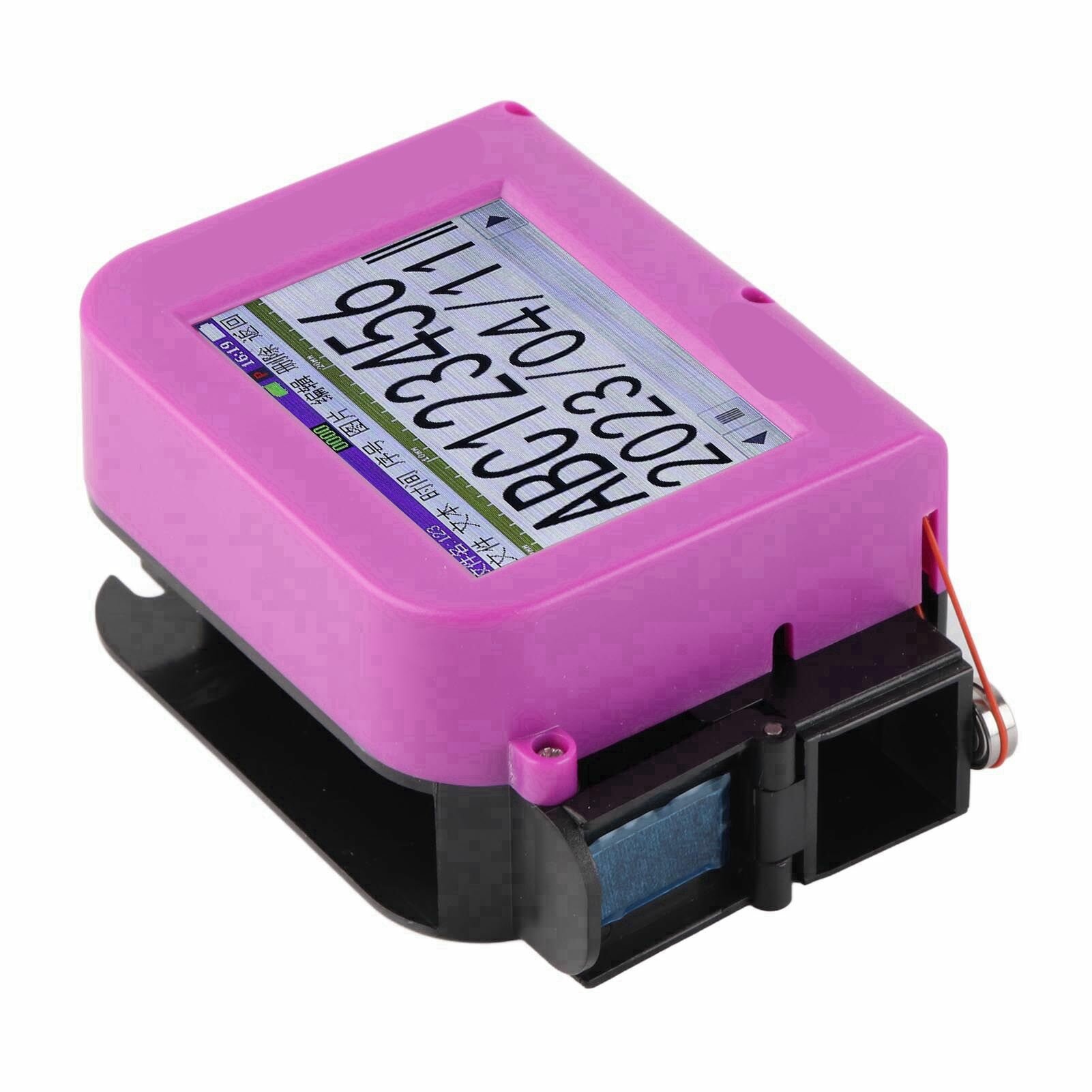 Ручной струйный принтер Портативный струйный кодер со светодиодным сенсорным экраном и логотипом, этикеткой с датой, 100 240 В, без картриджа