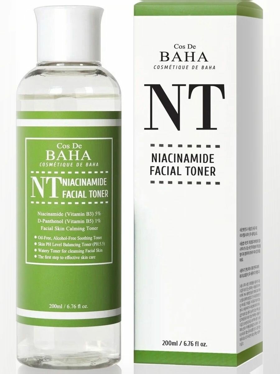 Cos De BAHA (NT) Тонер для лица с ниацинамидом и пантенолом Niacinamide Toner 200мл