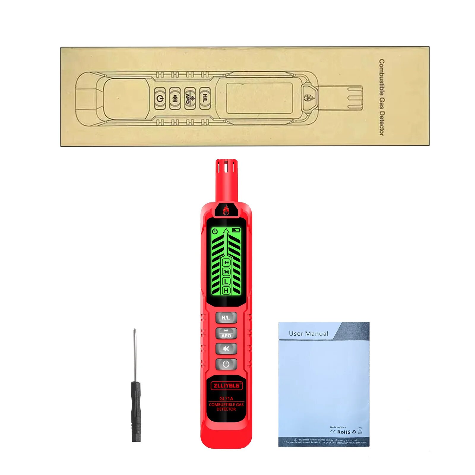Газоанализатор ZLLJMETER GL71A