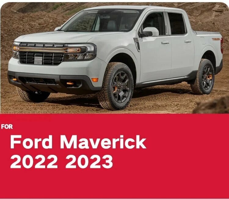 Брызговики для Ford Maverick 2022 2023 XL XLT, брызговики с петлями, брызговики, передние и задние колеса, брызговики, аксессуары для автомобиля