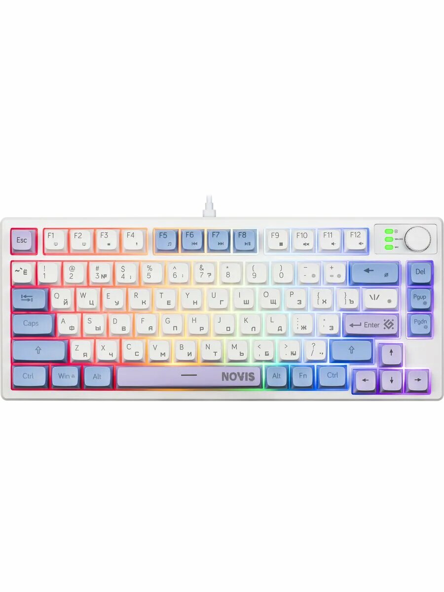 Клавиатура проводная игровая Novis GK-318 RU мембранная