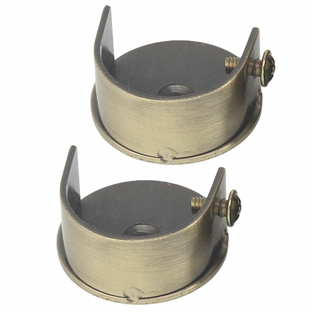 2 римских карниза диаметром 28 мм, аксессуары, боковые кронштейны для карнизов для штор-28 зеленая бронзовая кромка кронштейна