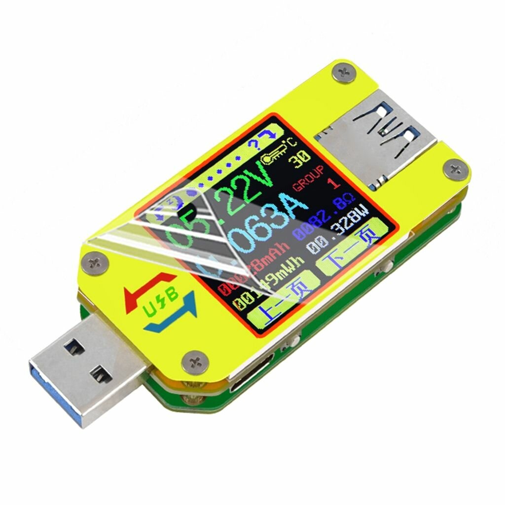 UM34 USB тестер напряжения и тока без Bluetooth