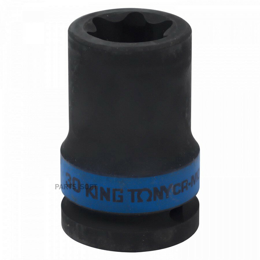 Головка торцевая! ударная TORX Е-стандарт 3/4 , E30, L=56 мм\ от официального дистрибьютора, KING TONY, артикул 657530M