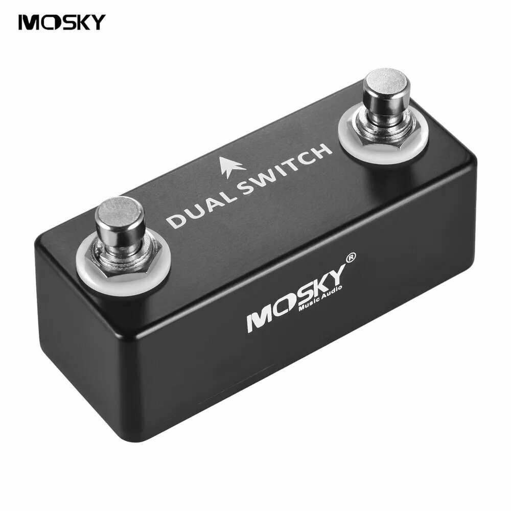 MOSKY DUAL SWITCH Двойной ножной переключатель Педаль полностью металлическая