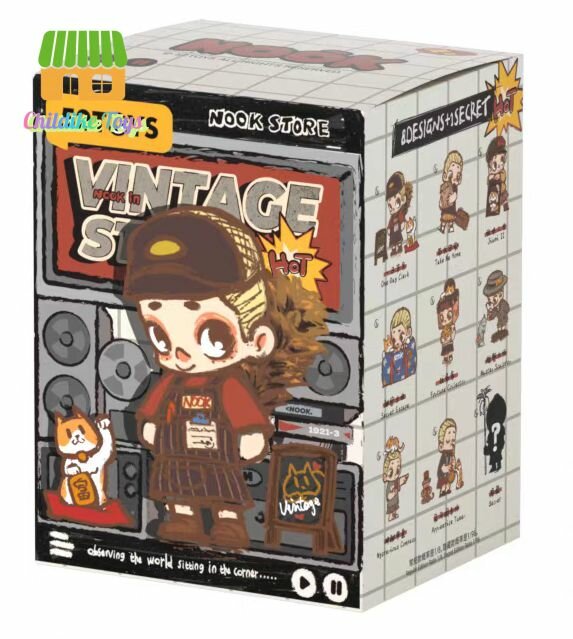 52TOYS NOOK In Vintage Store Series Маленькая скульптура Глухая коробка