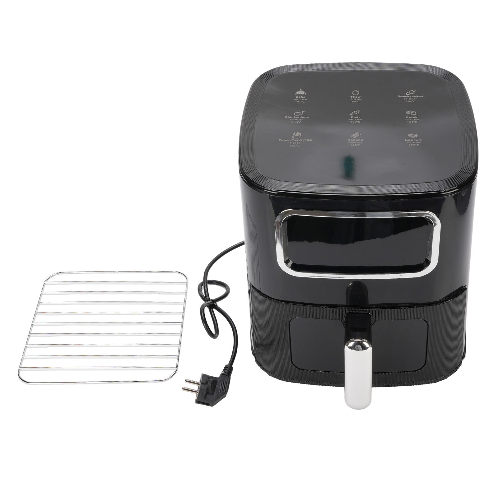 10L Compact Fryer Многофункциональная масла меньше электрической машины Fry для кухни Smart Touch Scence Ecrece Eu Plug 220V