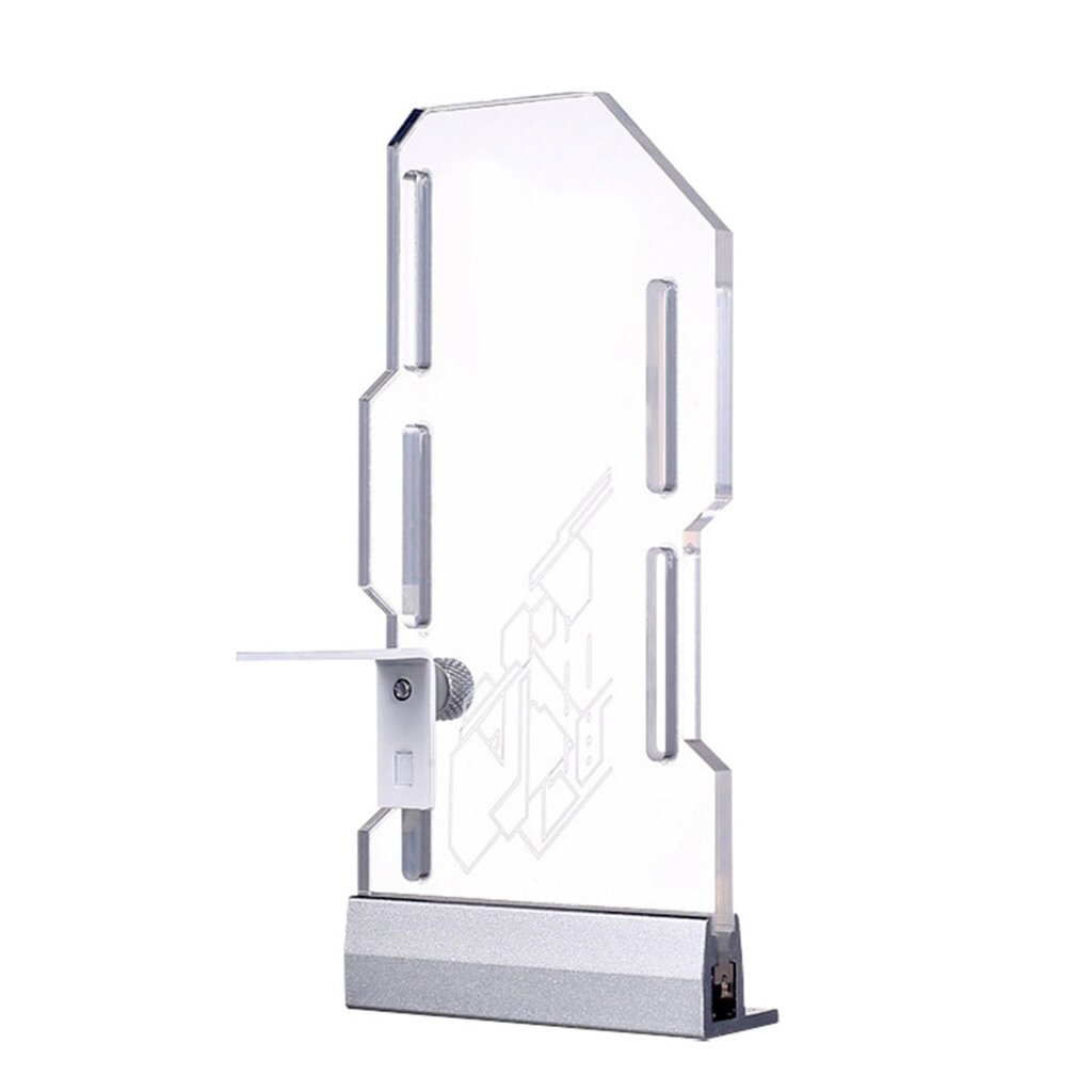 Акриловая Подставка Для Видеокарты Настраиваемой Высоты ARGB Синхронизирует Подсветку