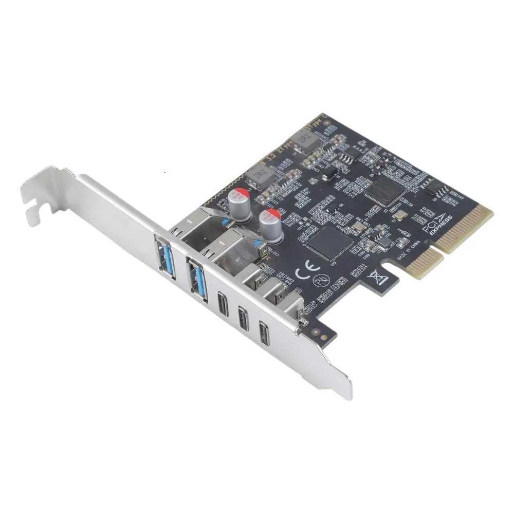 5-портовый USB3.2 Gen 2 PCIE адаптер